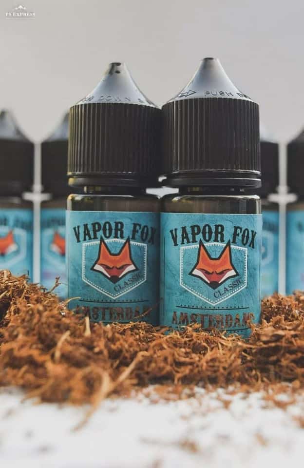 Vaporfox Salt Nicotine 30ml 35mg Amsterdam – garage del vapor