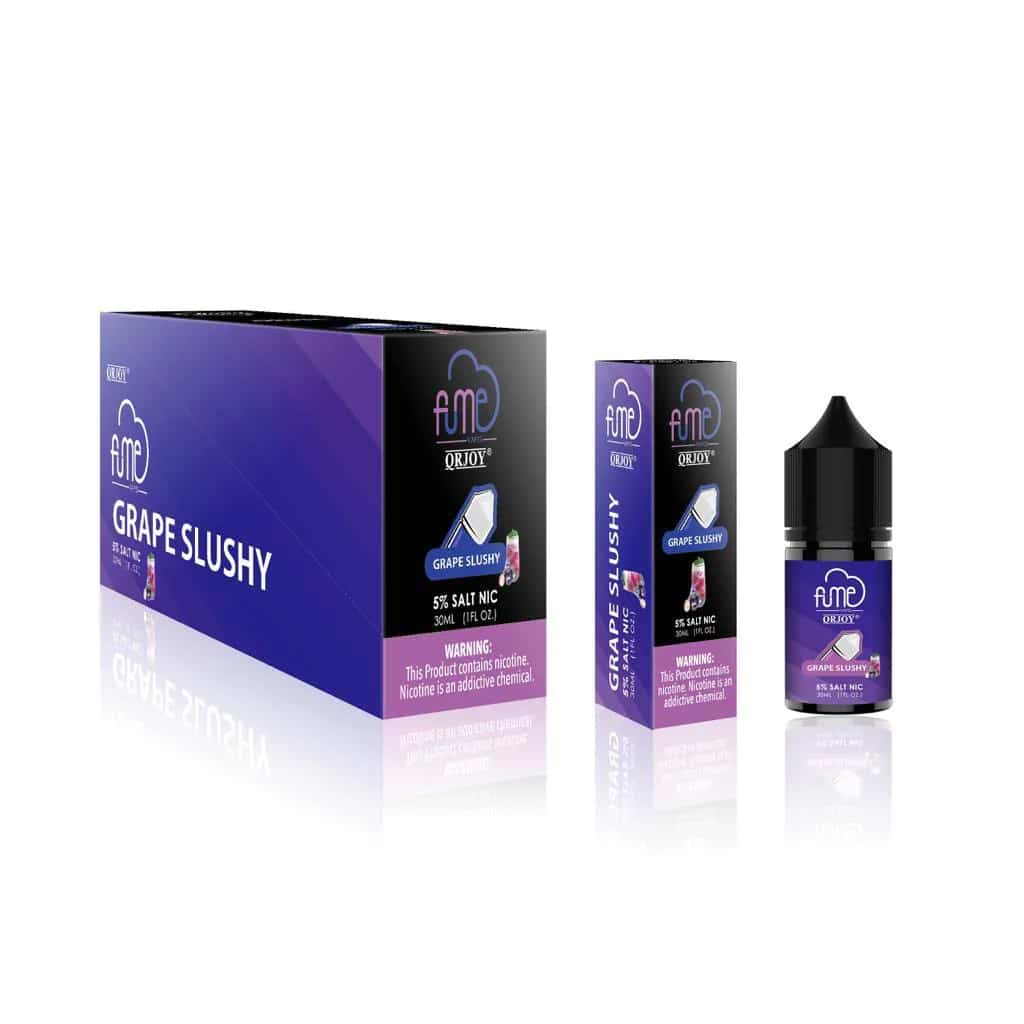 Salt Nic Fume 30ml 5% Grape Slushy – garage del vapor