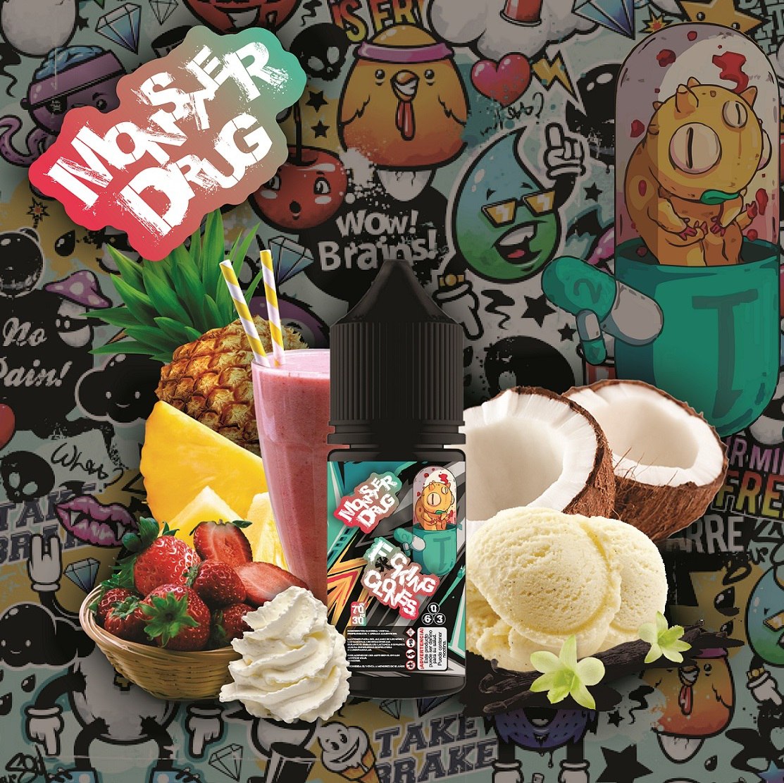 Liquido F*ucking Clones x 60ml 0 mg Monster Drug – Garage Del Vapor