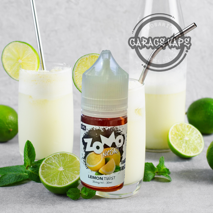 Salt Nic Zomo 35mg x 30ml Lemon Twist – Garage Del Vapor