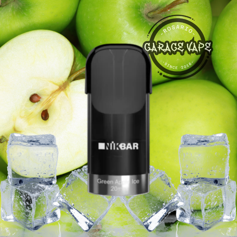 Cartucho Npod Pro 20mg Green Apple Ice – Garage Del Vapor