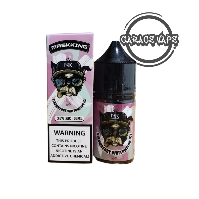 Salt Nic Maskking 35mg x 30ml Strawberry Watermelon Ice – Garage Del Vapor