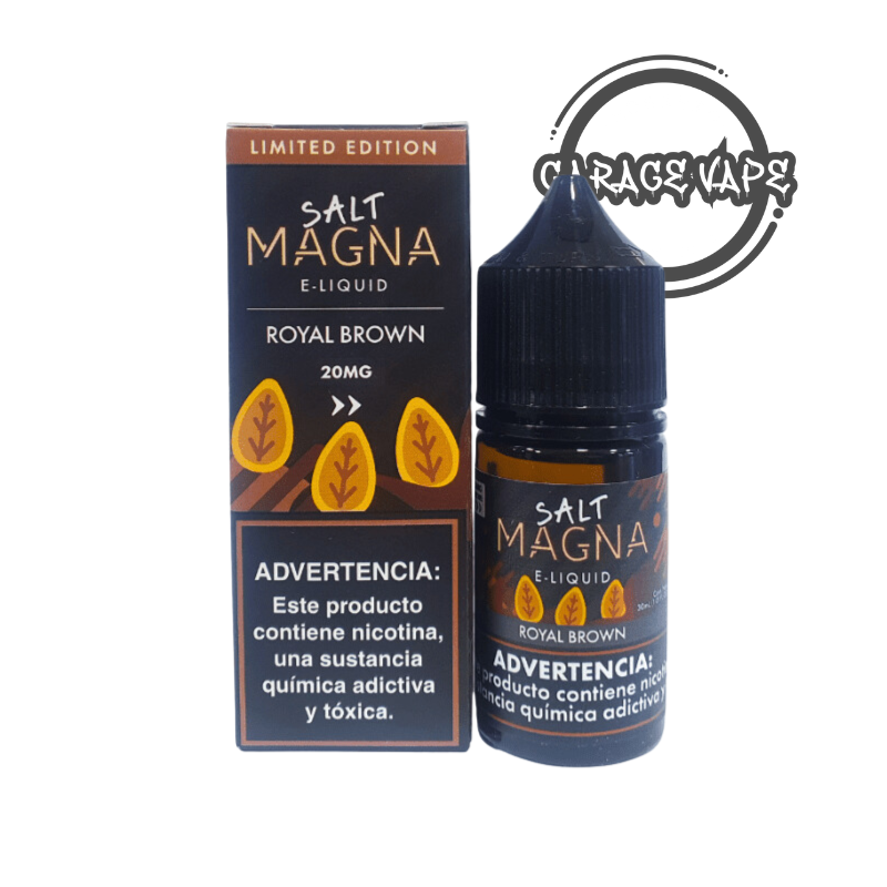 Magna Salt 30ml 35mg Royal Brown – Garage Del Vapor