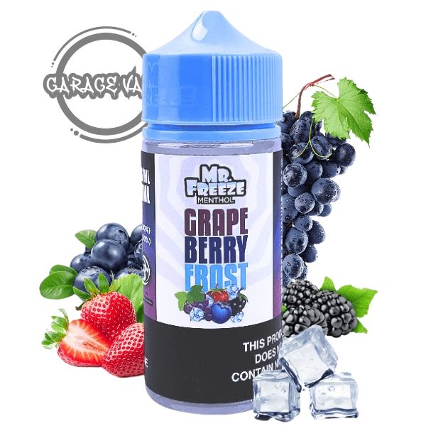 Mr. Freeze 100ml x 3mg Grape Berry Frost – Garage Del Vapor
