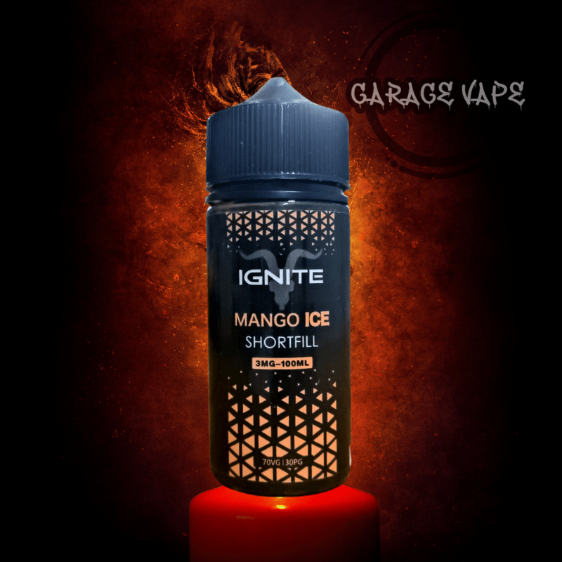 Liquido Ignite 100ml x 3mg Mango Ice – Garage Del Vapor