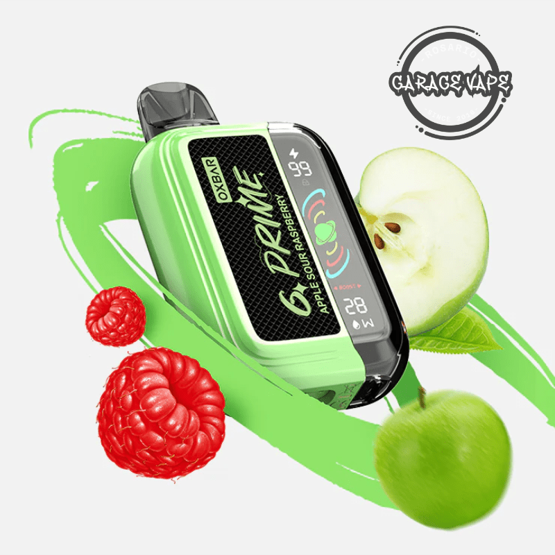 Oxbar Gprime 25k 5% Apple Sour Raspberry – Garage Del Vapor