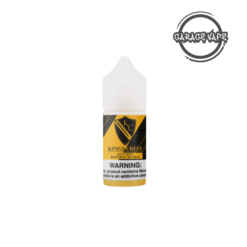 Salt King Crest 30ml x 35mg Don Juan Reserve Ultra – Garage Del Vapor
