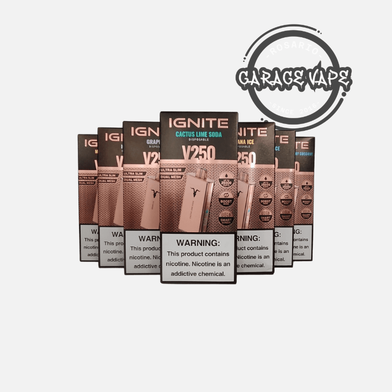 Ignite V250 Rose Gold Edition 5% Cactus Lime Soda – Garage Del Vapor